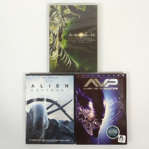 Alien Quadrilogy + Ridley Scott DVD Lot Alien Aliens Resurrection ...