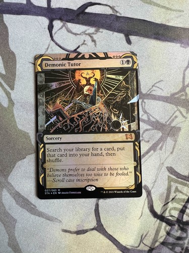 Demonic Tutor (Foil Etched) Strixhaven: Mystical Archives Foil | eBay