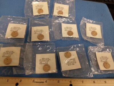 10 -Air Force Meritorious Civilian Service Award LAPEL PINS-GOLD TONE ...