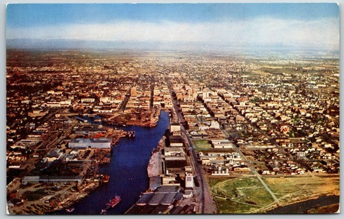 Stockton Aerial View, California - Postcard | eBay