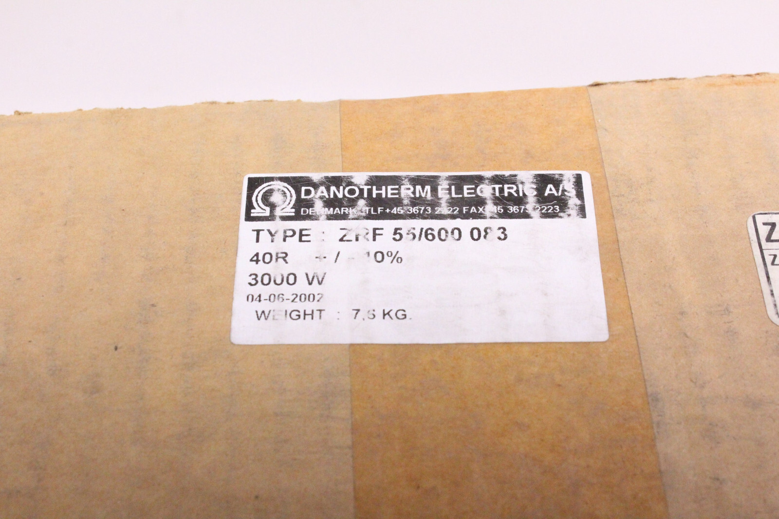 Danotherm ZRF 55/600 083 40Ohm 3000W Brake resistor NEW | eBay