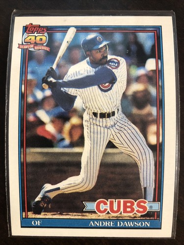 1991 Topps Andre Dawson Chicago Cubs HOF Card #640 | eBay