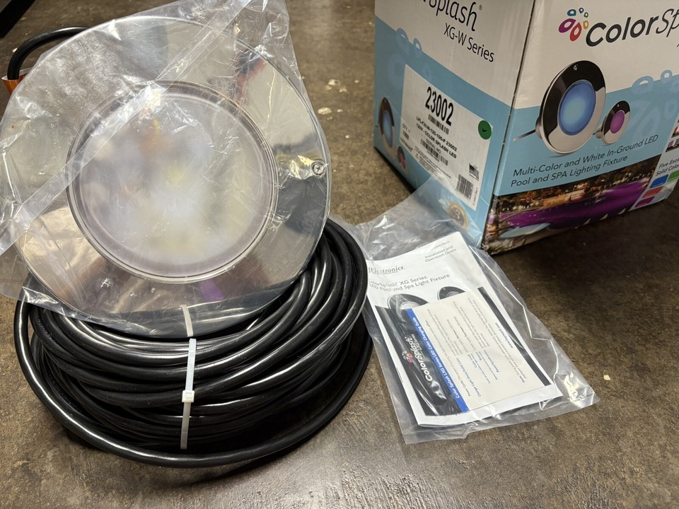 J&J ELECTRONICS ColorSplash XG-W Series LED 100W Pool & Spa Light 100 ...