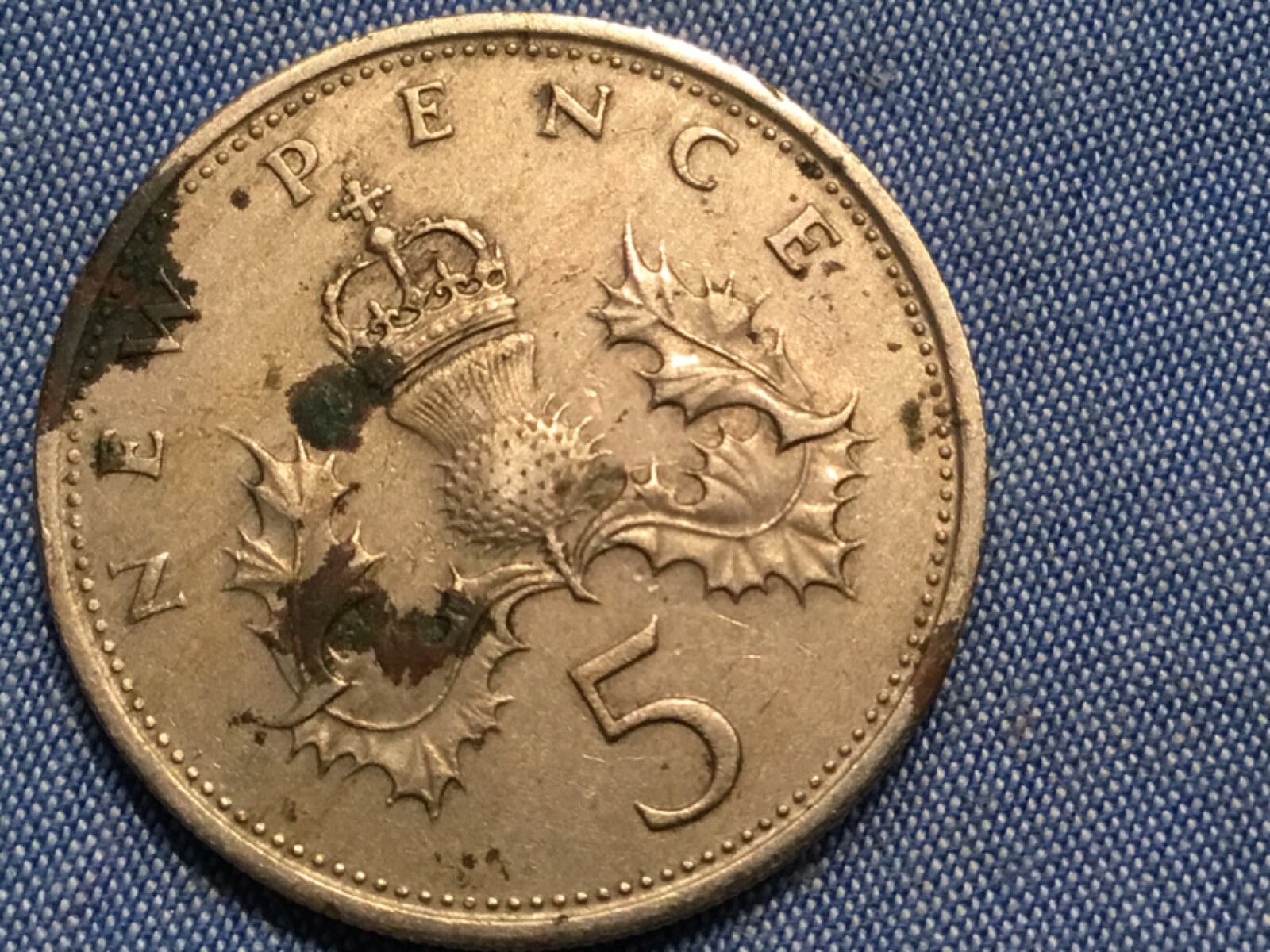 1968 British Old Decimal 5p five pence | eBay UK