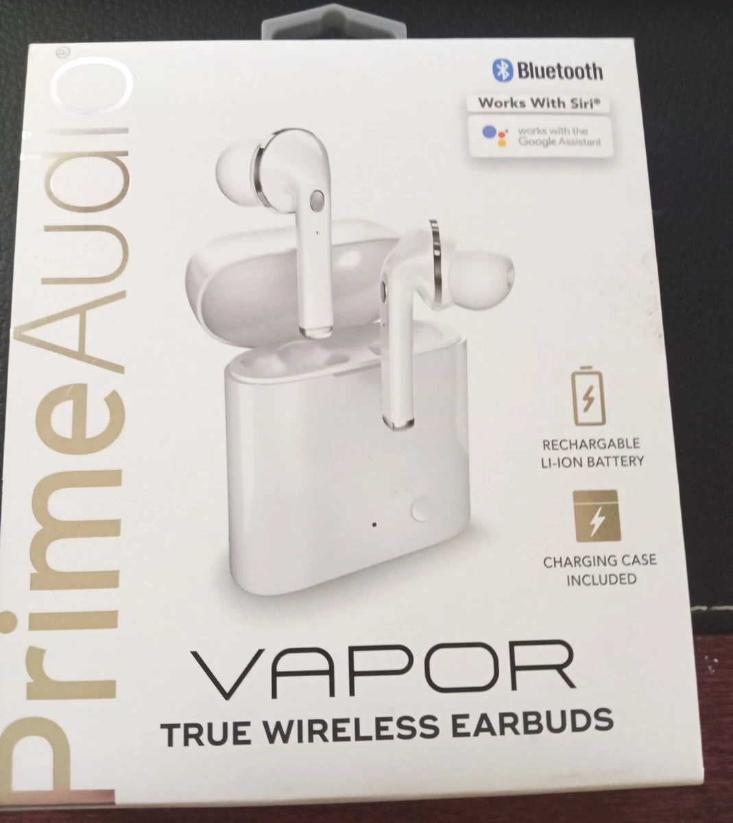 White Nike Vapor Earbuds