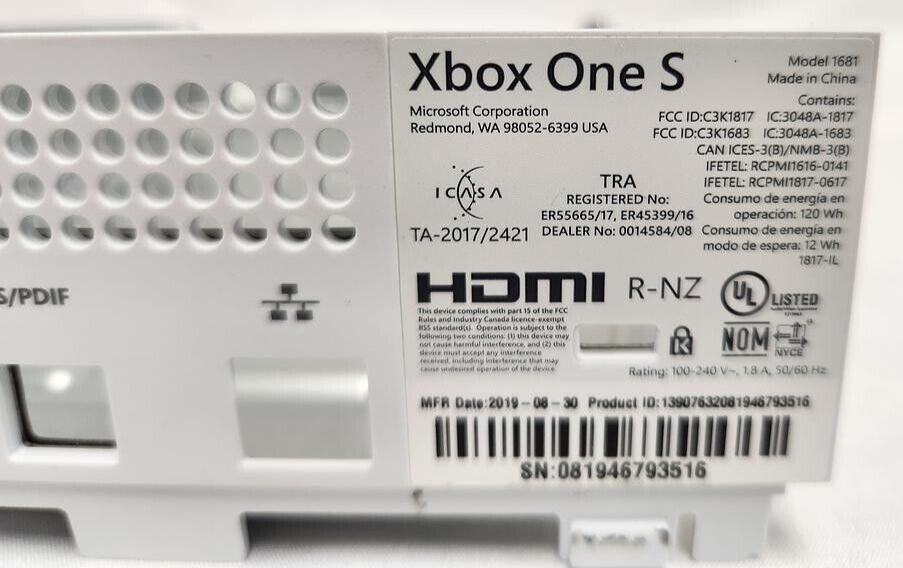 OEM Microsoft Metal Casing Housing Enclosure for Xbox One S SLIM Game ...