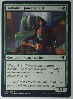 TOMAKUL HONOR GUARD - Magic The Gathering - Straight out of the Booster ...
