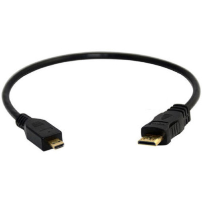 Micro HDMI to MINI HDMI Male to Male Video Converter Cable Phone TV ...