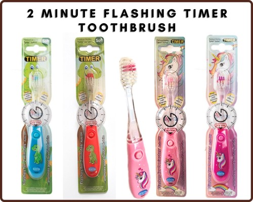 Kids Toothbrush Timer B-Brite Soft FLASHES FOR 2 MIN Xmas Gift Stocking Filler | eBay UK
