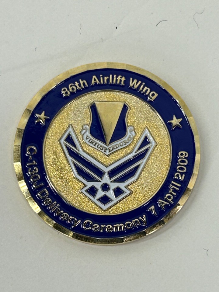 US Air Force 86th Airlift Wing C-130J Challenge Coin | eBay