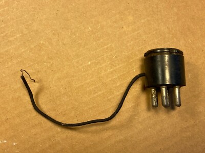 Vintage Loctal Socket to 6-pin Plug + wire Vacuum Tube Adapter | eBay