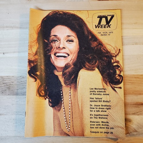 TV Week Chicago Tribune Feb 18-24 1973 Lee Meriwether, Bill Bixby ...