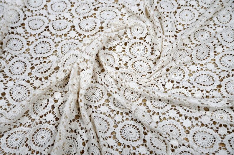Crochet Lace Fabric Uk