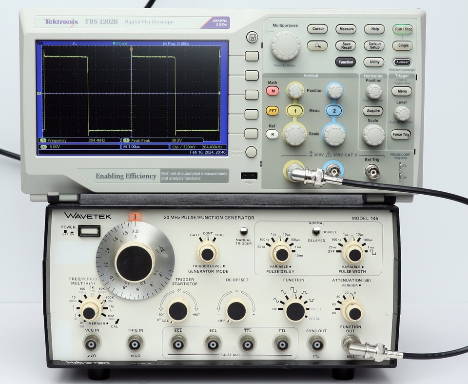 Wavetek 145 Pulse Function Generator 20MHZ | eBay