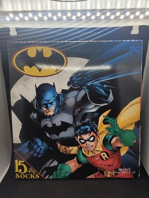 DC Batman and Robin 15 Days of Socks Brand New | eBay
