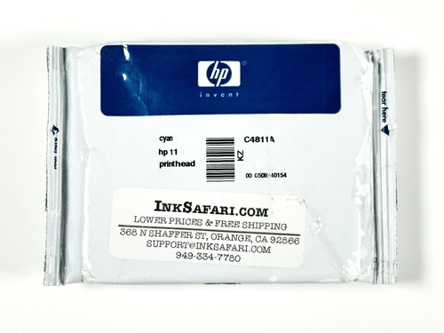 NEW! Genuine OEM HP 11 (C4811A) Cyan Printhead | eBay