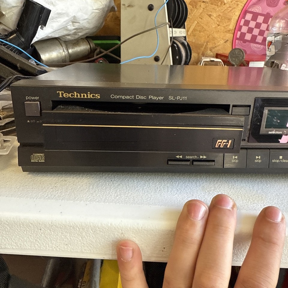 TECHNICS SL-PJ11 CD Compact Disc Player, 1980s Vintage 1985 Model ...
