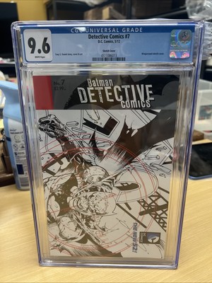Detective Comics # 7 / Sketch Cover / DC Comics / The New 52 / CGC 9.6 ...