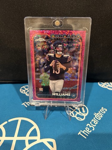 2024 Topps chrome Caleb Williams Magenta Speckle Refractor /399!!🔥🔥 | eBay
