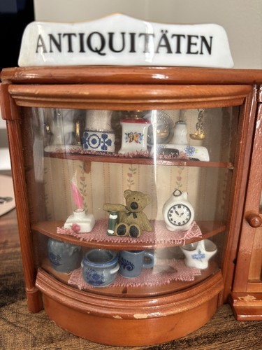 Reutter Porcelain Dollhouse Miniature Antique Store Shop Front Display ...