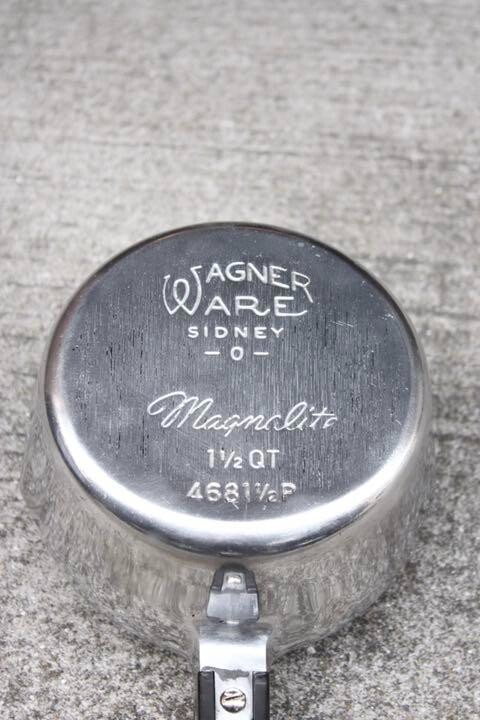 WAGNER WARE MAGNALITE GOURMET PAN MAGNALITE POT + LID Vintage | eBay