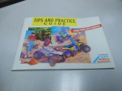 ATV Safety Institute Tips And Practice Guide For The ATV Rider | eBay
