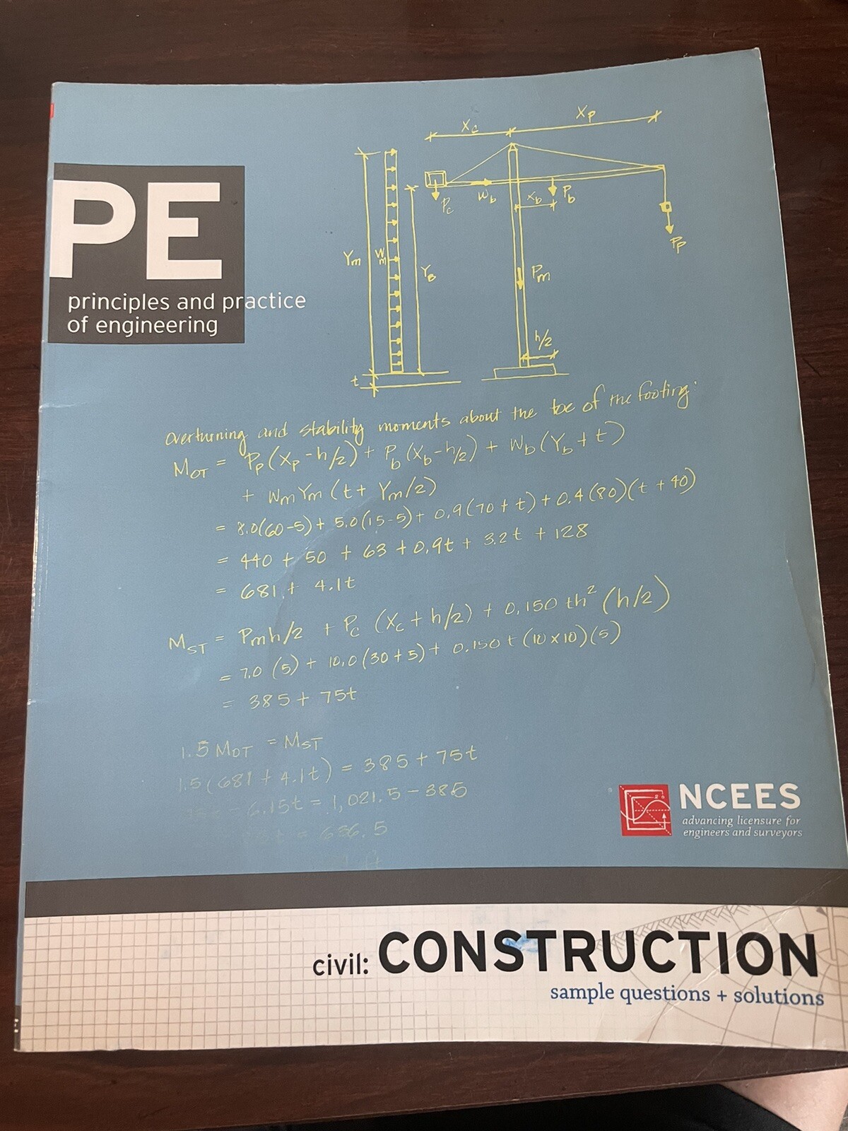 PE Civil : Construction Sample Questions and Solutions by NCEES Staff ...