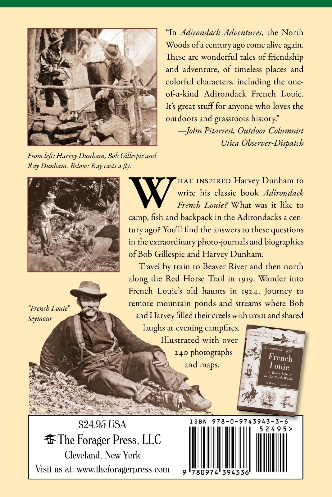 Adirondack Adventures : Bob Gillespie and Harvey Dunham on French Louie ...