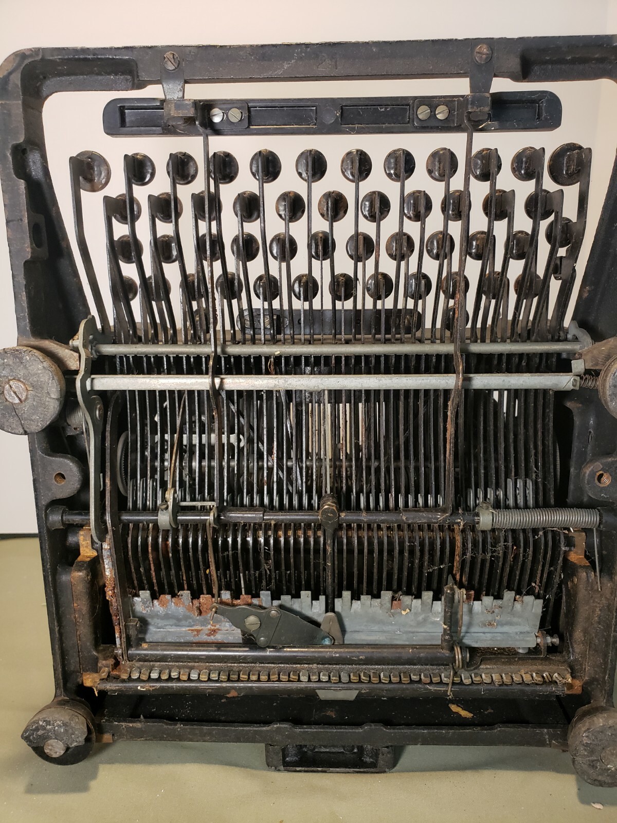 UNDERWOOD No.5 Black Steel Standard Typewriter Vintage, Antique, 1918 ...