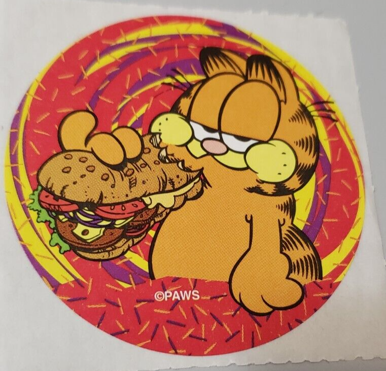 Garfield Eating Sandwich