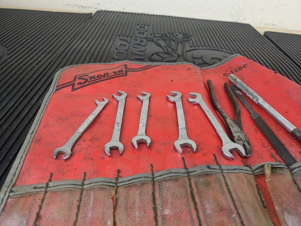 #bc370 Vintage Snap-On Tools Ignition Tune-Up Set #C-110C vinyl roll ...