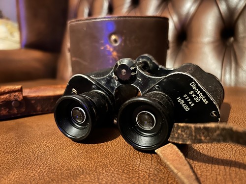 Binoculars German WW2 Wehrmacht Issued Dienstglas 6x30 Field Glasses C ...