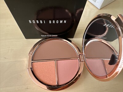 Bobbi Brown Face & Cheek Palette LIGHT bronzing powder *gold light ...