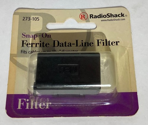 Radio Shack Snap-On Ferrite Data Line Filter 273-105 NRFP | eBay