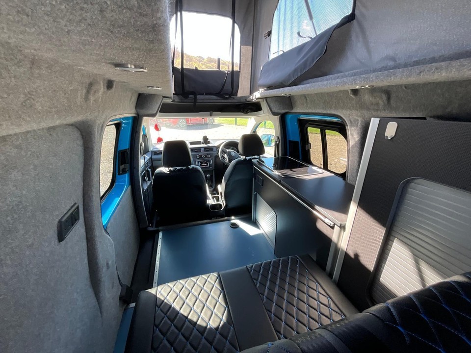 Volkswagen VW Caddy Maxi Pop Top Compact Campervan For Sale | eBay UK