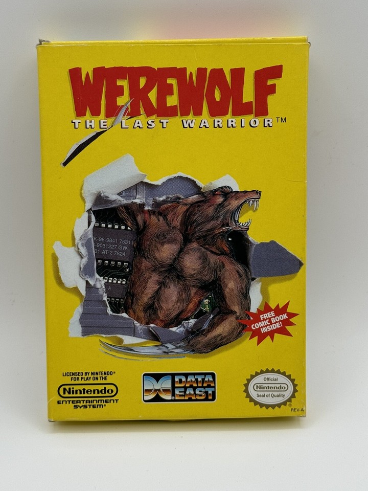Werewolf The Last Warrior Nintendo NES Video Game Complete CIB Tested ...