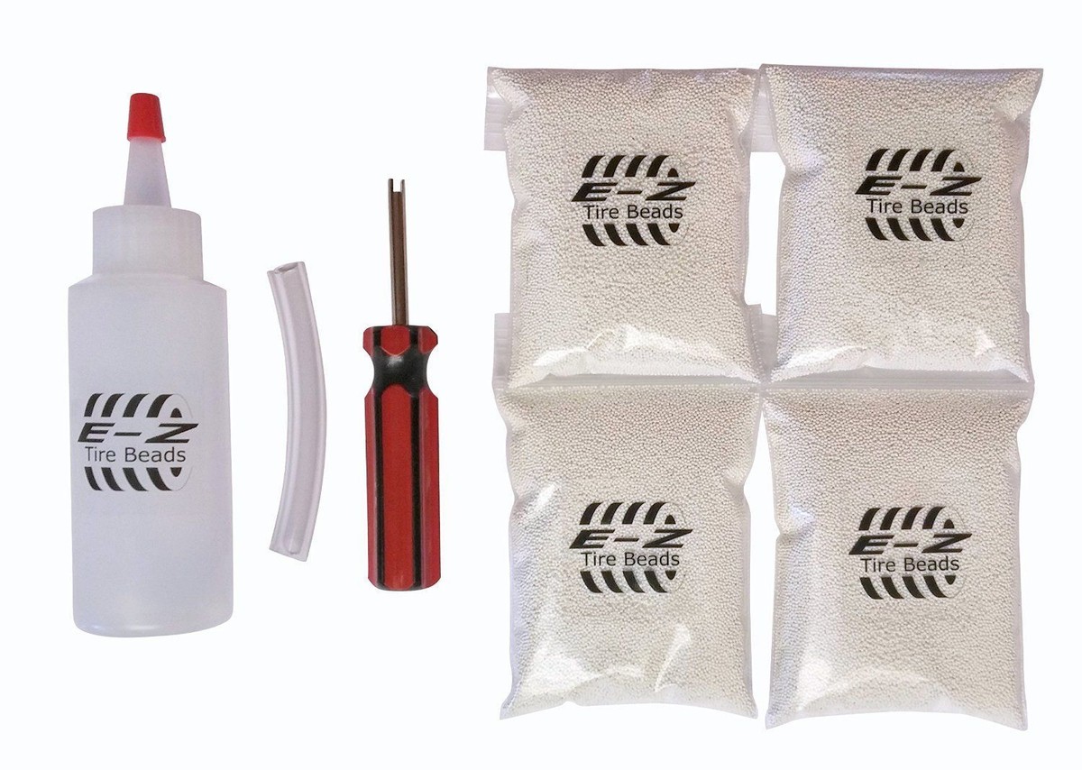 TBK2-4 Tire Balance Kit E-Z Tire Beads Ceramic – 4 Pack (8 Oz Total ...