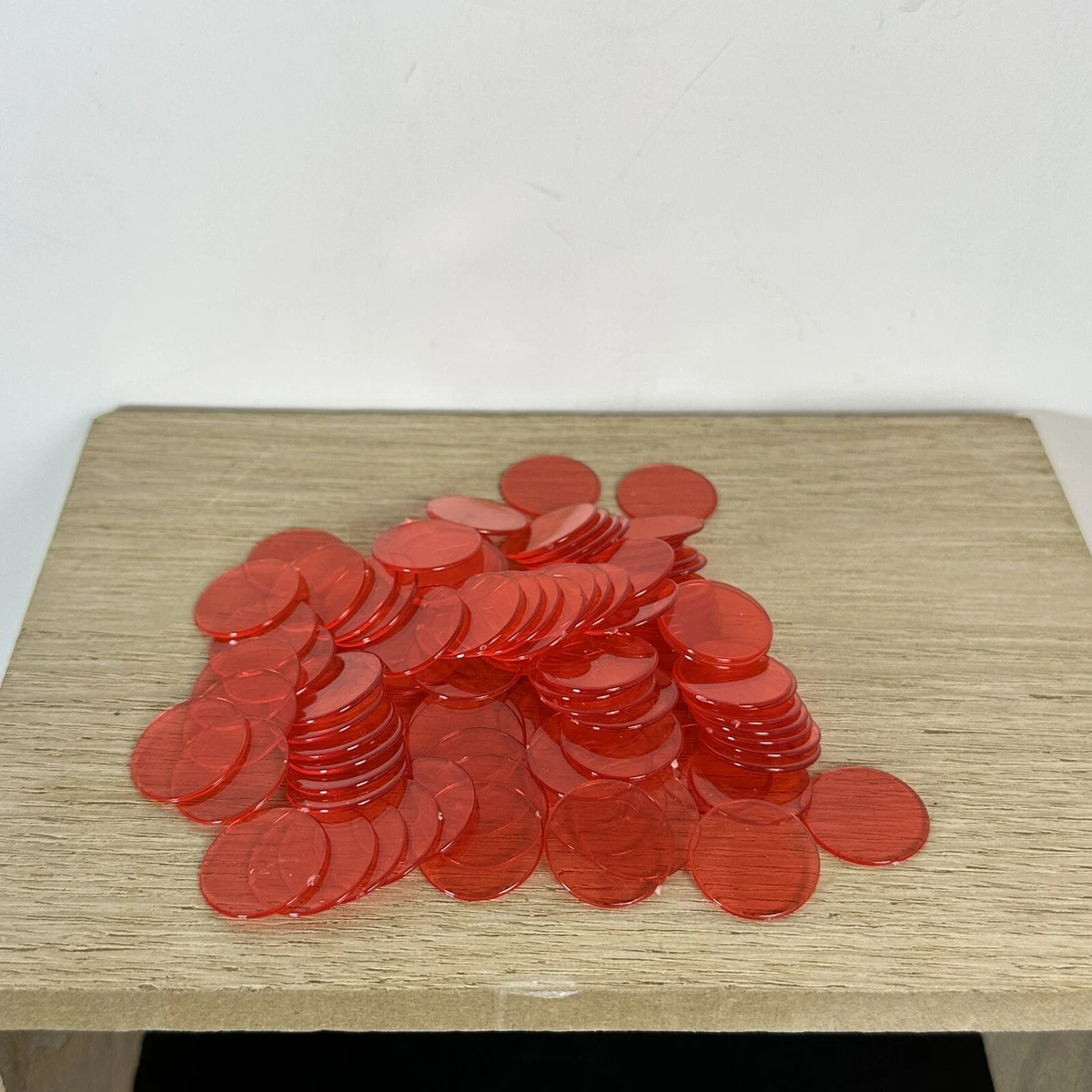 Red Bingo Chips Number