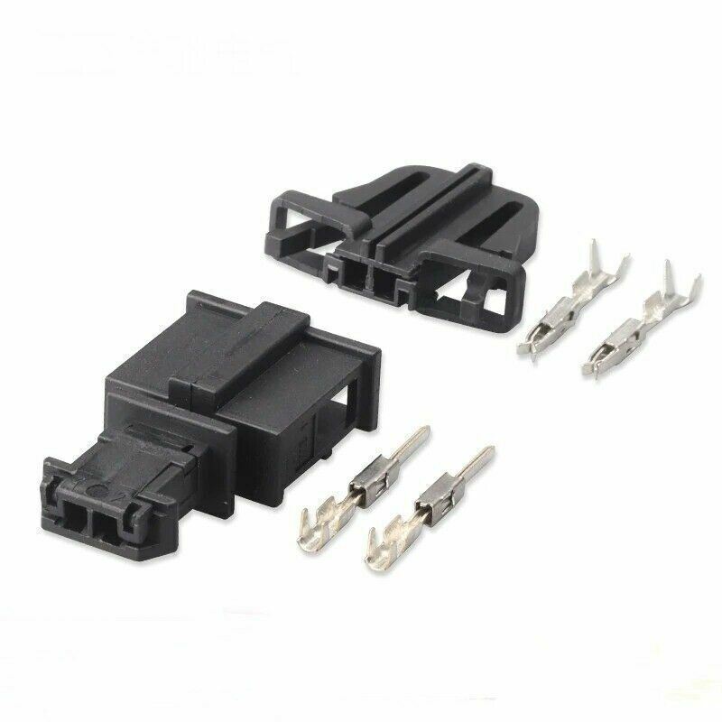 2-Pin Male Female Connector Plug Kit 3B0972702 3B0972712 For VW AUDI ...