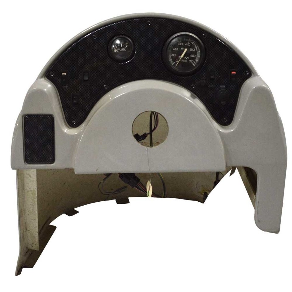 G3 Fishing Boat Steering Console | Faria Gauge Dash Panel | eBay