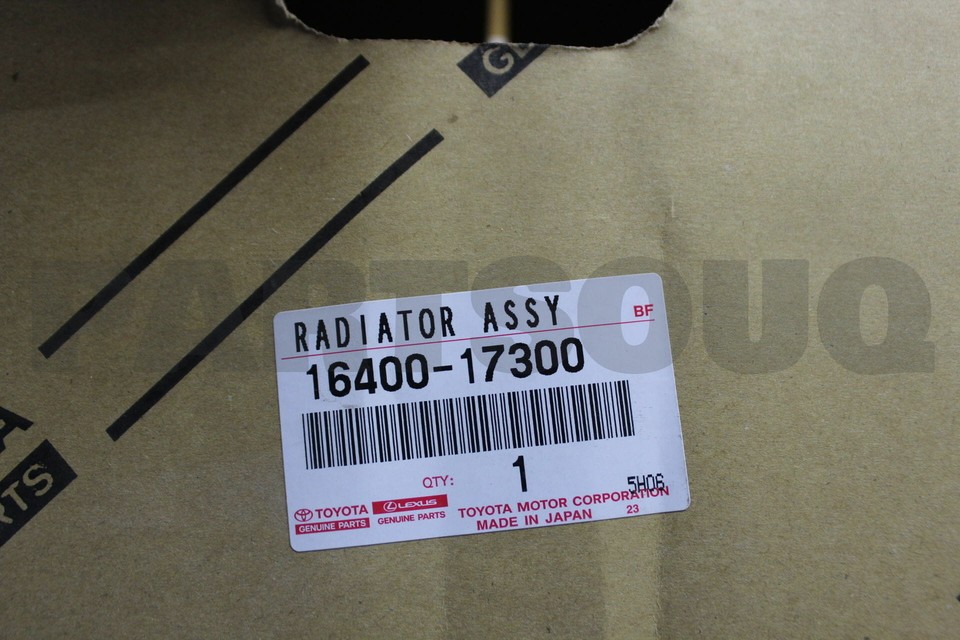 1640017300 Genuine Toyota RADIATOR ASSY 16400-17300 | eBay