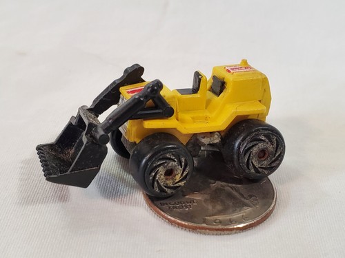 Micro Machines Road Champs Front End Loader Vehicle Vintage Galoob 1980 ...