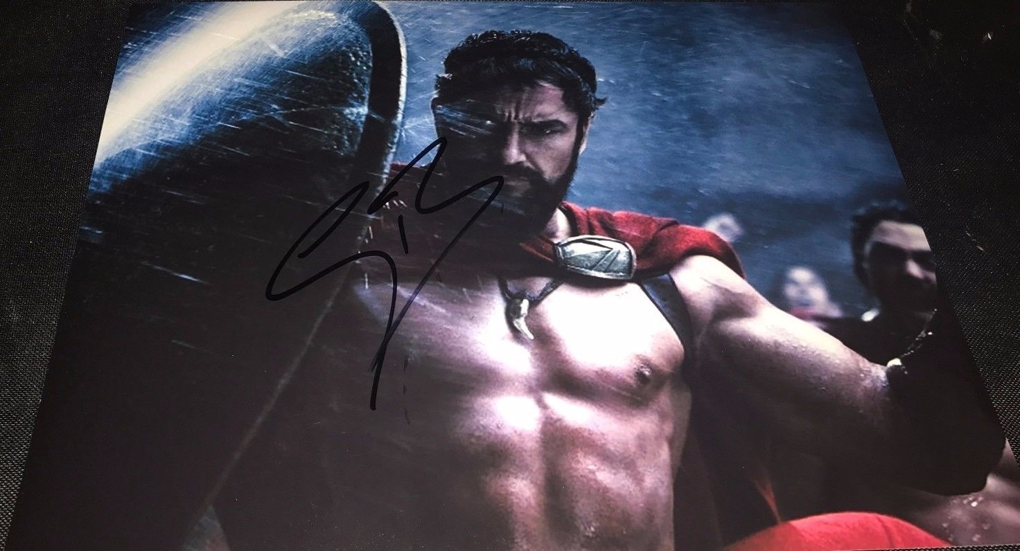 Gerard Butler The 300 Leonidas Hand Signed 11x14 Autographed Photo w ...