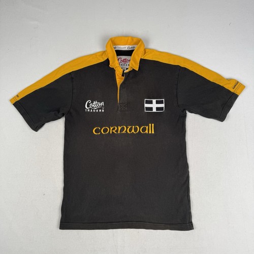 Cornwall Cotton Traders 2004 Vintage Rugby Polo Shirt Vintage Men’s ...