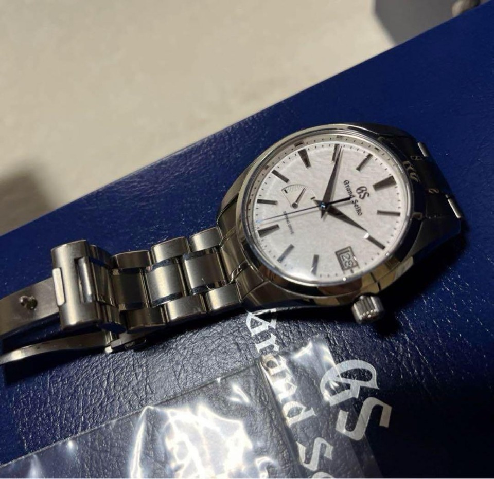 Grand Seiko SBGA211 Snowflake Spring Drive 41mm Titanium Watch Full Set ...