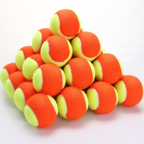 30 Pcs Tennis Balls Bulk 50% Low Compression Orange Tennis Ball for ...