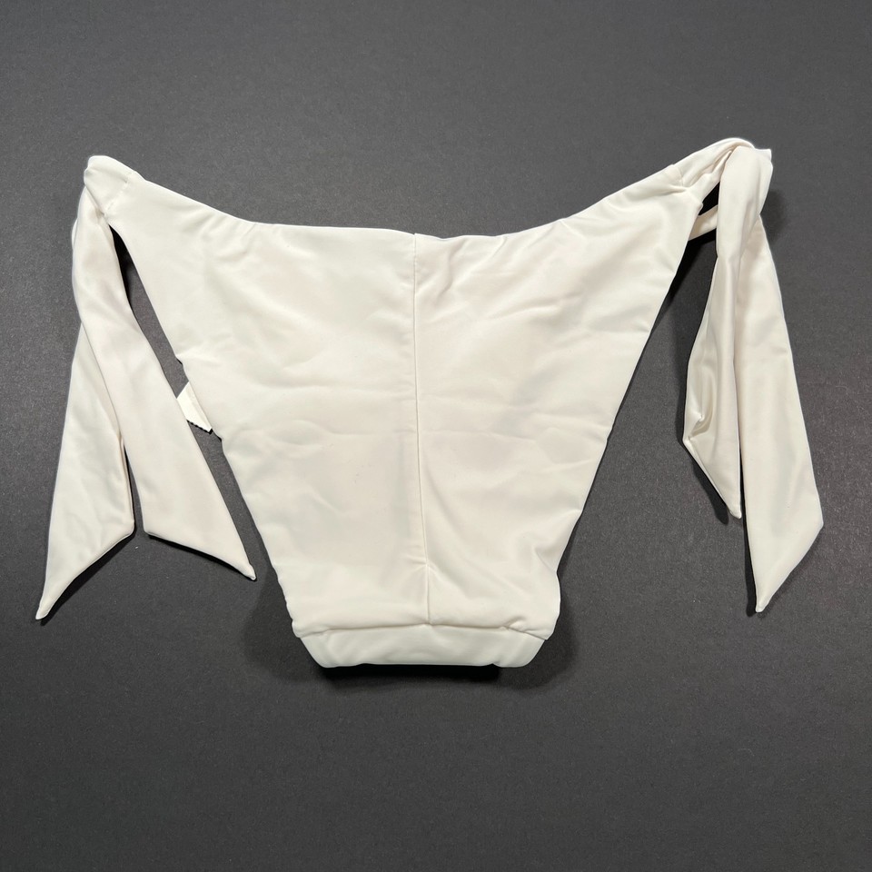 Victoria Secret XS Side Sash Tie Cheeky Bikini Bottom Logo Rings ...