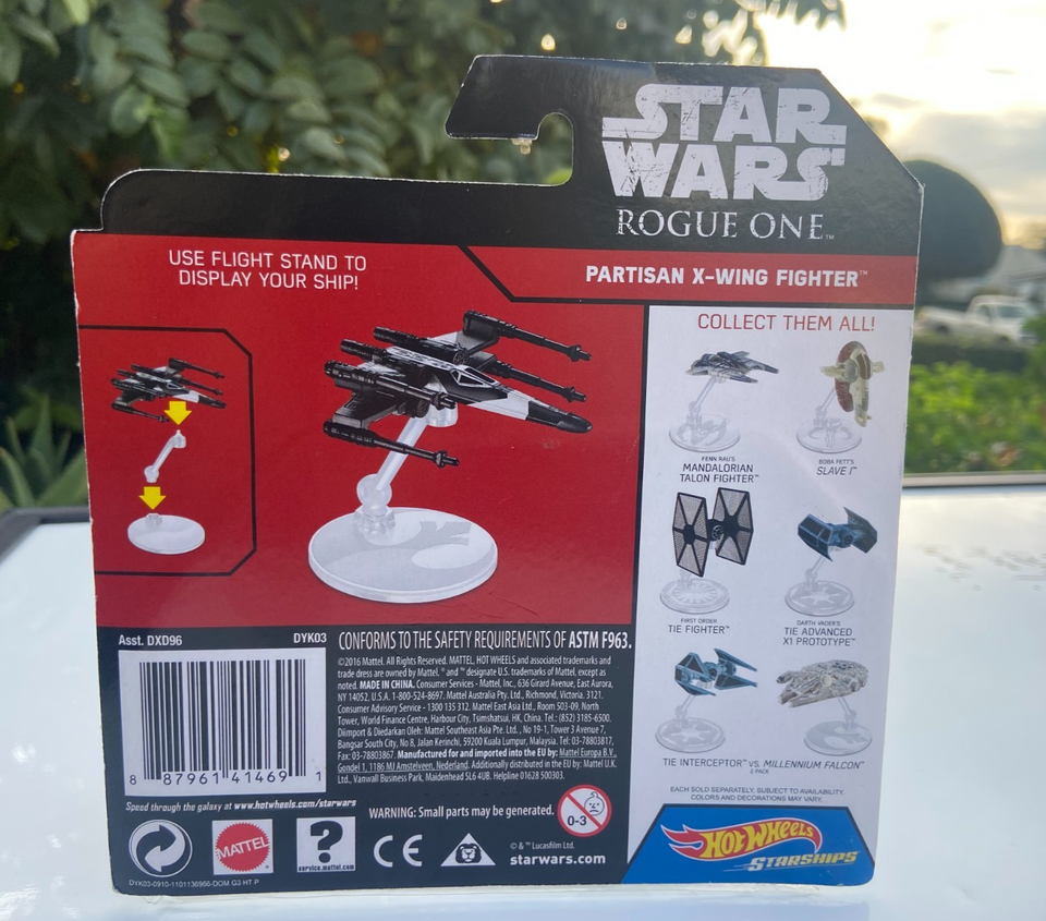 Partisan X-Wing Fighter Star Wars Rogue One Rebel Alliance New in Box ...