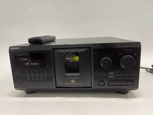 Sony CDP-CX355 300 Disc CD Changer Player w/ NEW BELTS & REMOTE ...