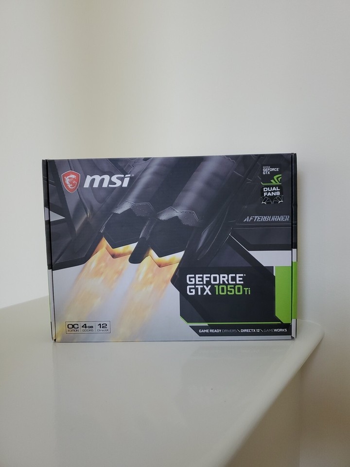 MSI GTX1050Ti4GTLP NVIDIA GeForce GTX 1050Ti 4GB GDDR5 Low Profile ...